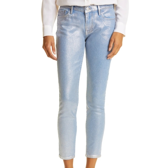 Frame Denim | Jeans | Frame Le Skinny De Jeanne Coated Skinny Jeans ...